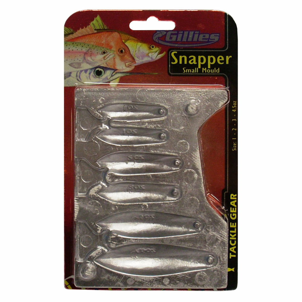 Gillies Sinker Mould - Snapper - Small